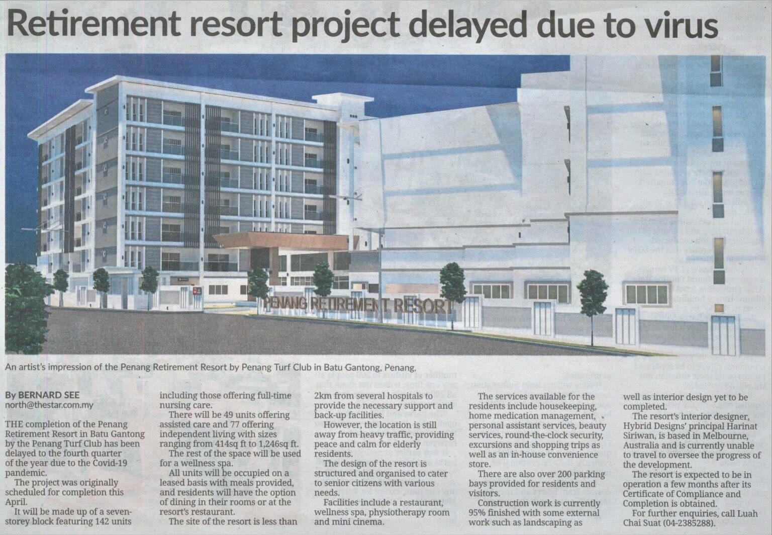 New Hope For The Aged Retirement Resort - Penang Turf Club